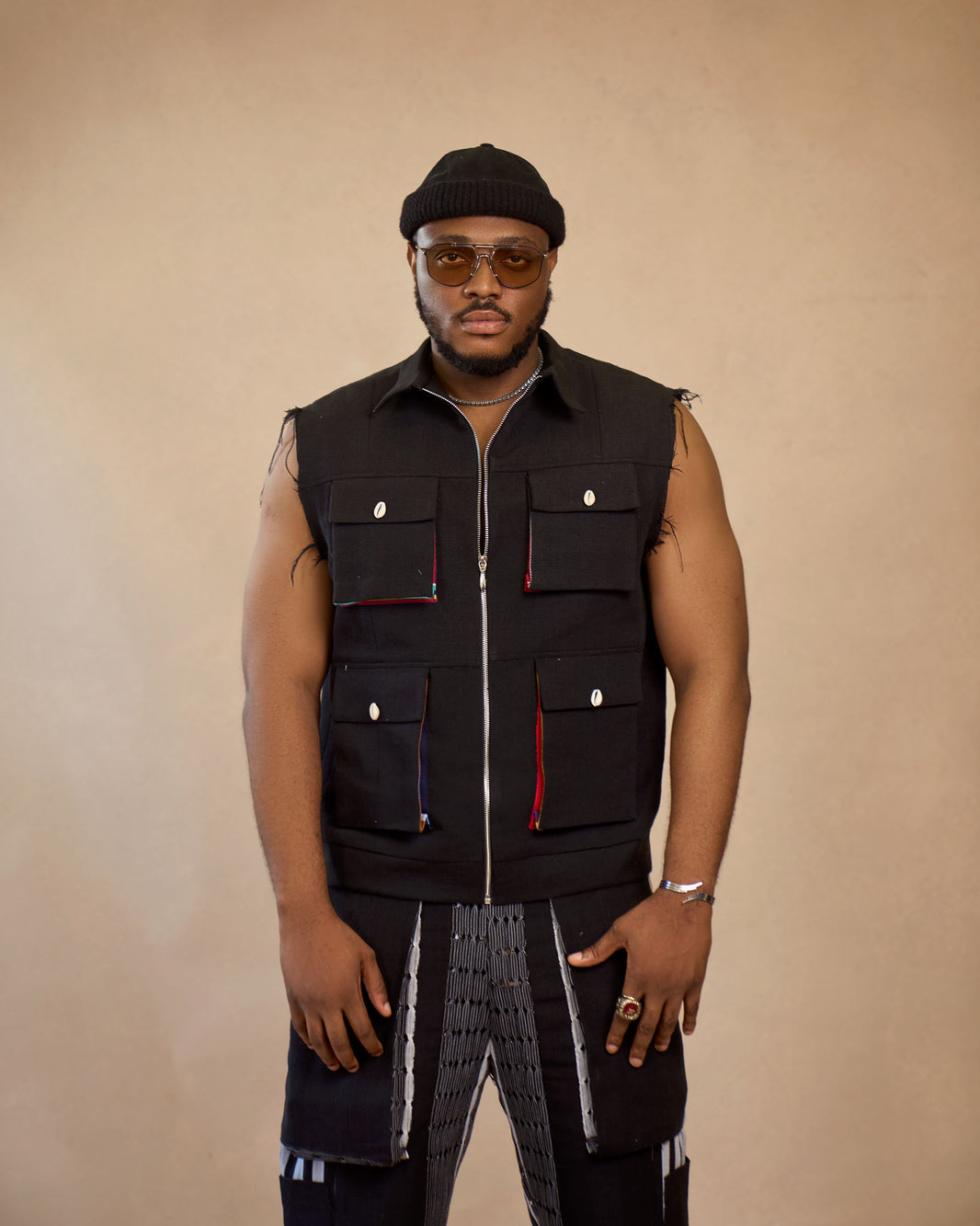Aso Oke Pants x Shorts for Men