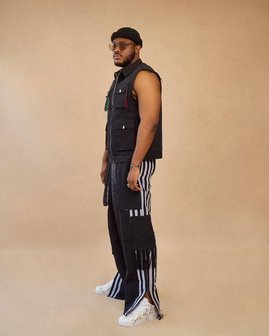 Aso Oke Pants x Shorts for Men