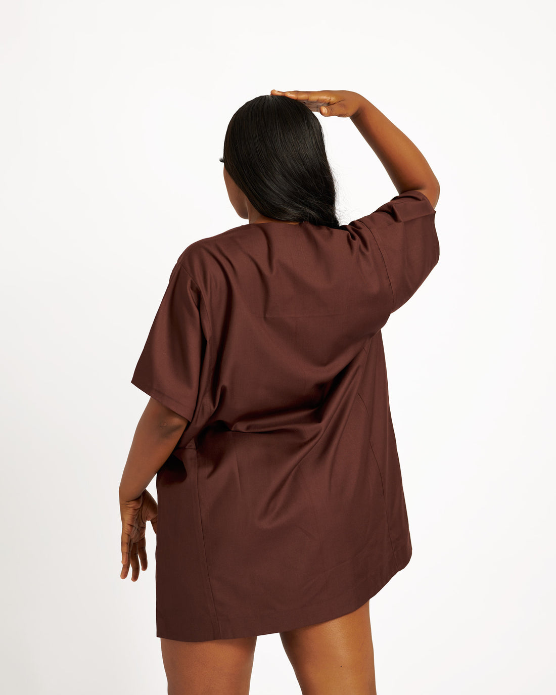 Hand-painted Adjua Dress - Elephant
