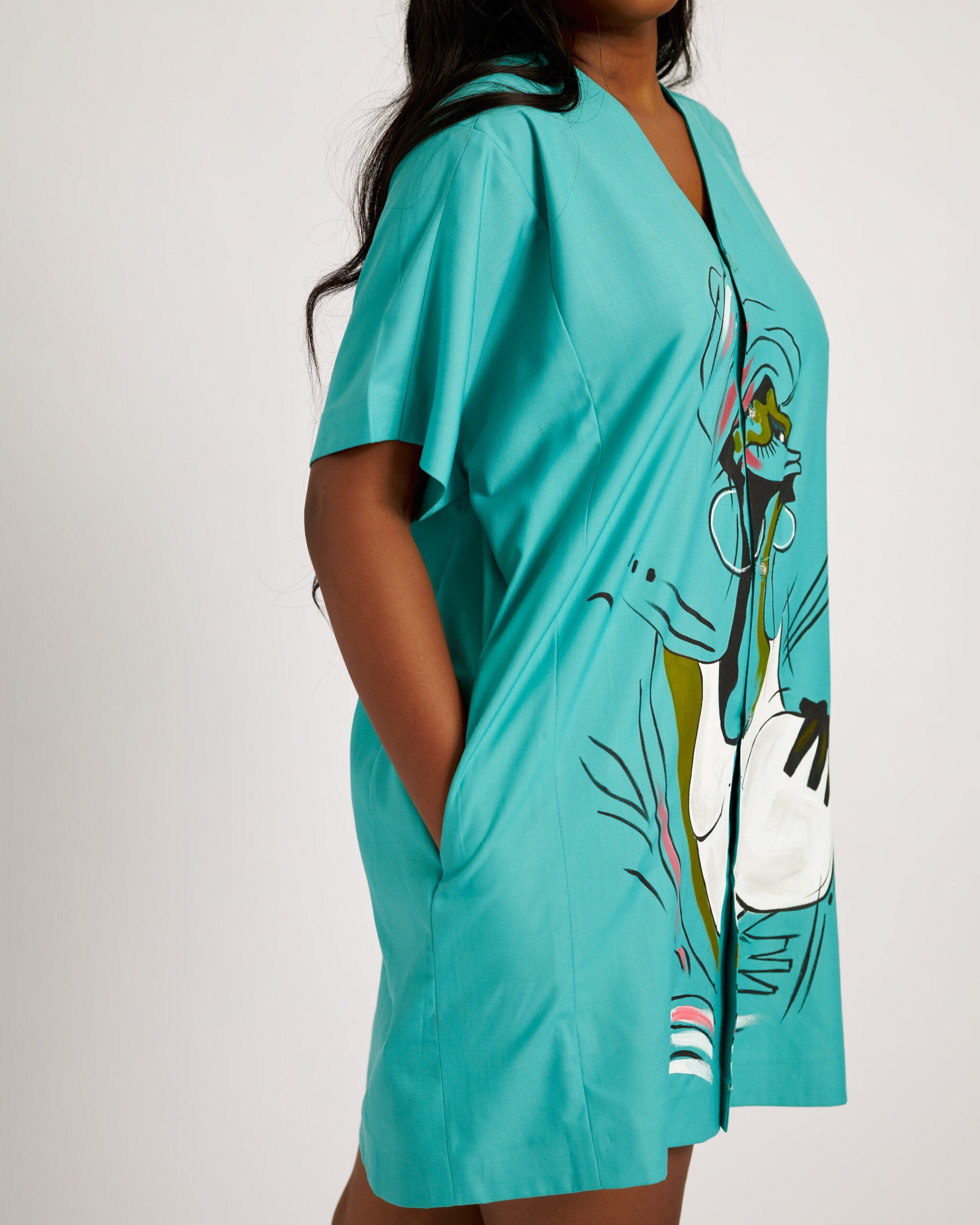 Hand-painted Adjua Dress